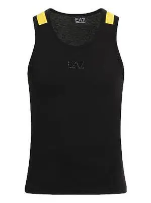 EA7 Tank Top Size Cotton, Polyester - Black