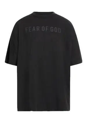 Fear Of God T-shirt Size Cotton - Black