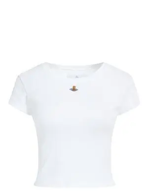 VIVIENNE WESTWOOD Cotton-elastane T-shirt - White