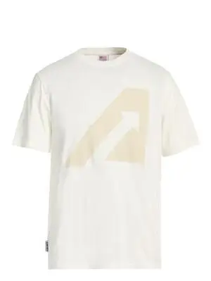 AUTRY T-shirt Ivory Size Cotton - White