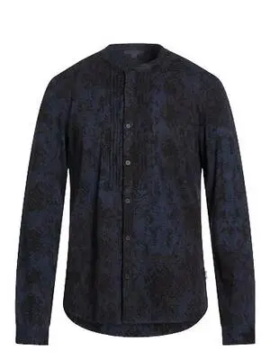 John Varvatos Shirt Midnight Size Cotton, Polyester - Blue