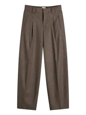 Closed Wyn Wool Trousers - Barken Brown