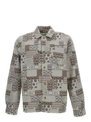 LES DEUX Giacca Camicia Jacquard - Multicolore