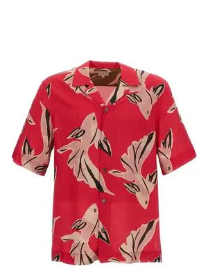 Paul Smith Oversized Short-sleeved Shirt - Rose