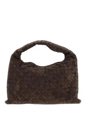 Bottega Veneta Hop Hobo Bag Marrone