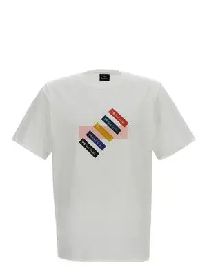 Paul Smith Short-sleeved Shirt With Print - White