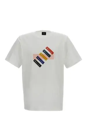 Paul Smith Short-sleeved Shirt With Print - White