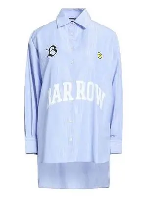 BARROW Striped Oversized Shirt - Blue
