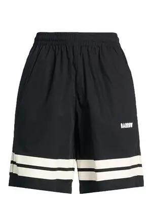 BARROW Cotton Athletic Shorts - Black