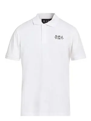 John Richmond Polo Shirt Size Cotton - White