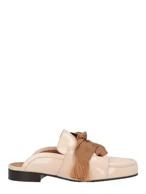Chloé Blush Leather Mules - Pink