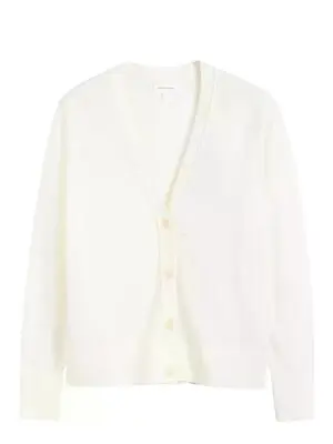 Chinti & Parker Button V-neck Cardigan - Neutrals