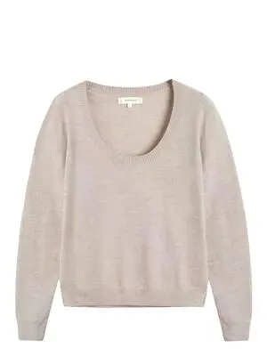 Chinti & Parker Scoop-neck Sweater - Neutrals