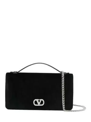 Valentino Garavani Crystal Embellished Mini Bag - Black