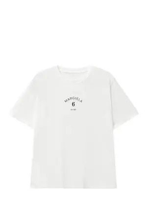 MAISON MARGIELA Logo-print T-shirt - Neutrals