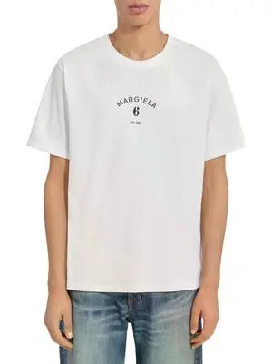 MAISON MARGIELA Logo-print T-shirt Neutrals