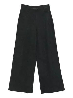 Dkny Elastic-waist Palazzo Pants - Grey