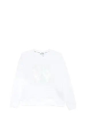 Dkny Sequin-embellished Sweatshirt - White
