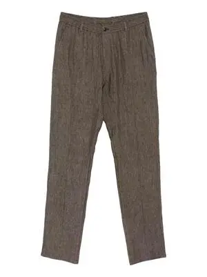 Emporio Armani Buttoned Trousers - Brown