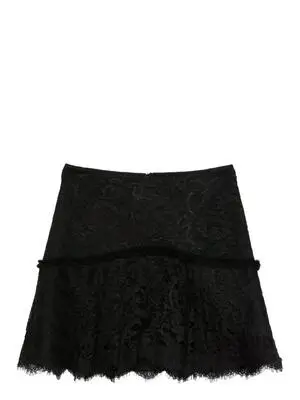 IMROSKA Laced Mini Skirt
