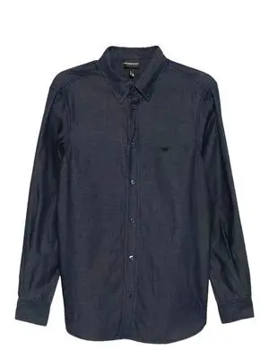 Emporio Armani Buttoned Shirt - Blue
