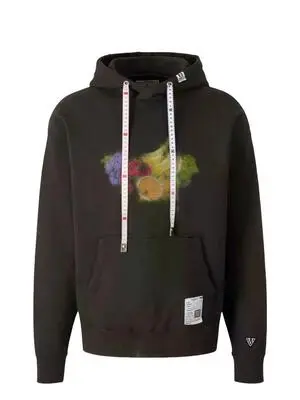 Mihara Yasuhiro Fruit Graphic Hoodie - Black