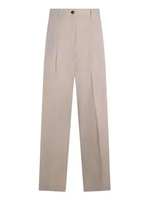 NINE:INTHE:MORNING Button Pleated Jeans - Neutrals