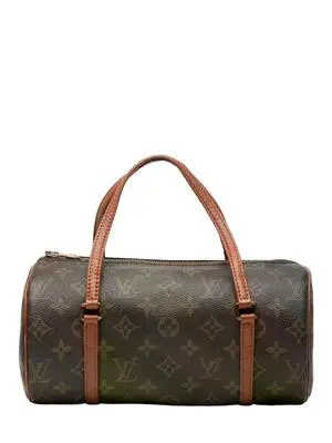 LOUIS VUITTON 1988 Monogram Papillon 26 Handbag - Brown