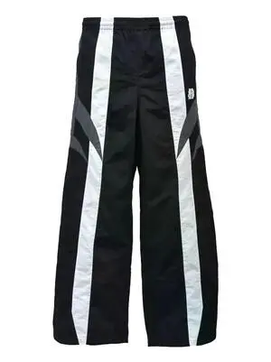 BREATH Stripe Trousers - Black