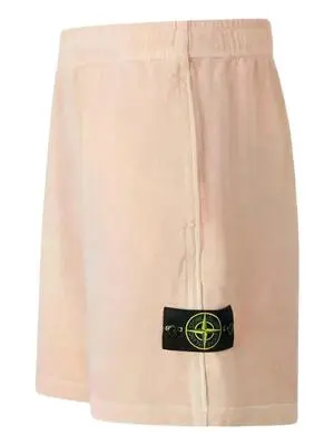 Stone Island Compass Badge Shorts - Pink