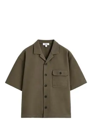 Cos Cotton Utility Shirt - Brown