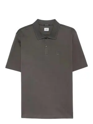 C.P. COMPANY Buttoned Polo Shirt - Green