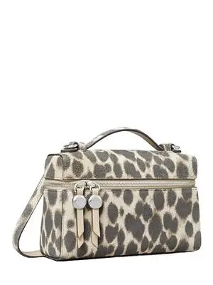 Tory Burch Slim Romy Top Handle Bag - Cheetah Spots