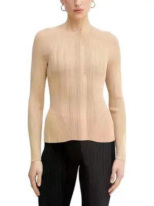 Armani Exchange Ribbed Sweater - Neutrals