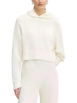 Armani Exchange Hooded Sweater - White