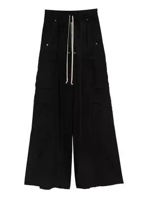 Rick Owens Cargobelas Drawstring Cargo Pants - Black