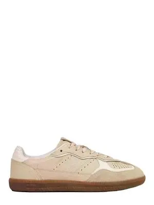 ALOHAS ALOHAS Cream Logo Print Low-Top Sneakers Neutrals