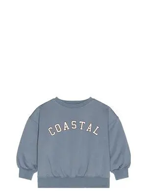 RYLEE + CRU Relaxed Fit Graphic Sweatshirt - Blue