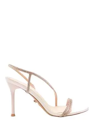 TWENTY FOURHAITCH Embellished Stiletto Pumps - Pink