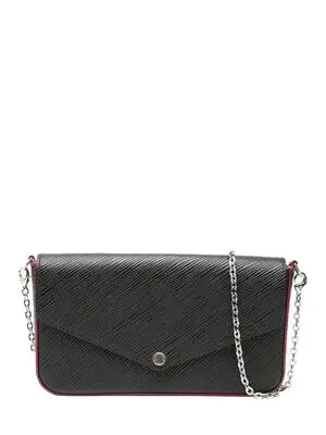 LOUIS VUITTON 2018 Epi Pochette Felicie Black