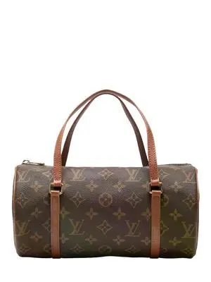 LOUIS VUITTON 1992 Monogram Papillon 26 Handbag - Brown