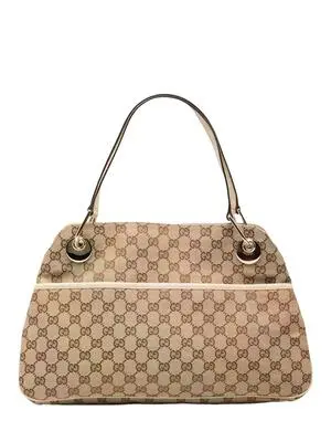 Gucci Gg Canvas Eclipse Shoulder Bag - Brown