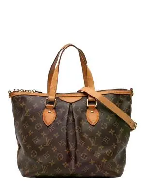 LOUIS VUITTON Monogram Palermo Pm Satchel - Brown