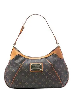 LOUIS VUITTON 2009 Monogram Thames Gm Shoulder Bag - Brown