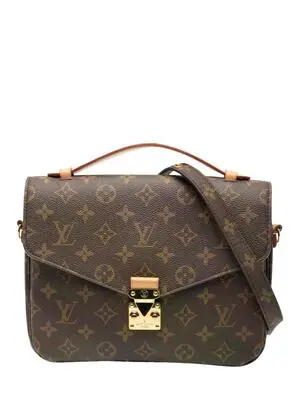 LOUIS VUITTON 2020 Monogram Pochette Metis Satchel - Brown