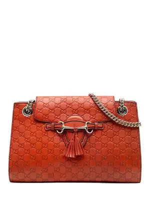 Gucci Sissima Emily Shoulder Bag - Orange