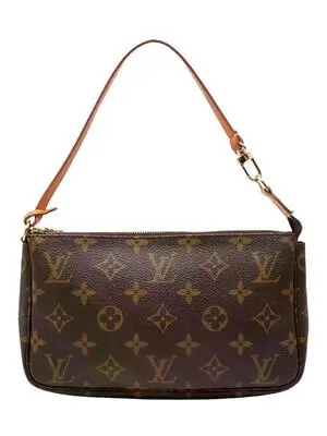 LOUIS VUITTON 2002 Monogram Pochette Accessoires - Brown