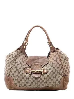 Gucci Gg Canvas Pelham Shoulder Bag - Brown