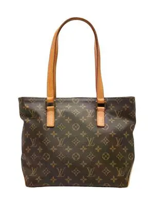 LOUIS VUITTON 2001 Monogram Cabas Piano Tote - Brown