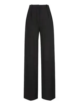 Loro Piana Pleated Trousers - Black